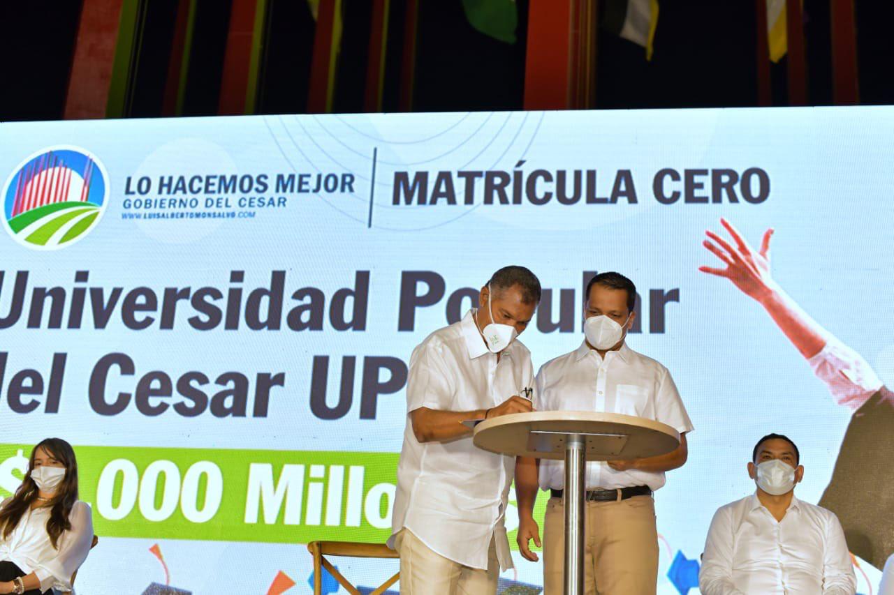 Gobierno del Cesar anunció matrícula para estudiantes de la UPC y UNAD ...